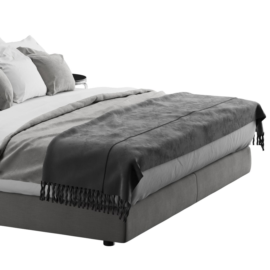 Flexform Oltre Bed 3D - TurboSquid 2125618