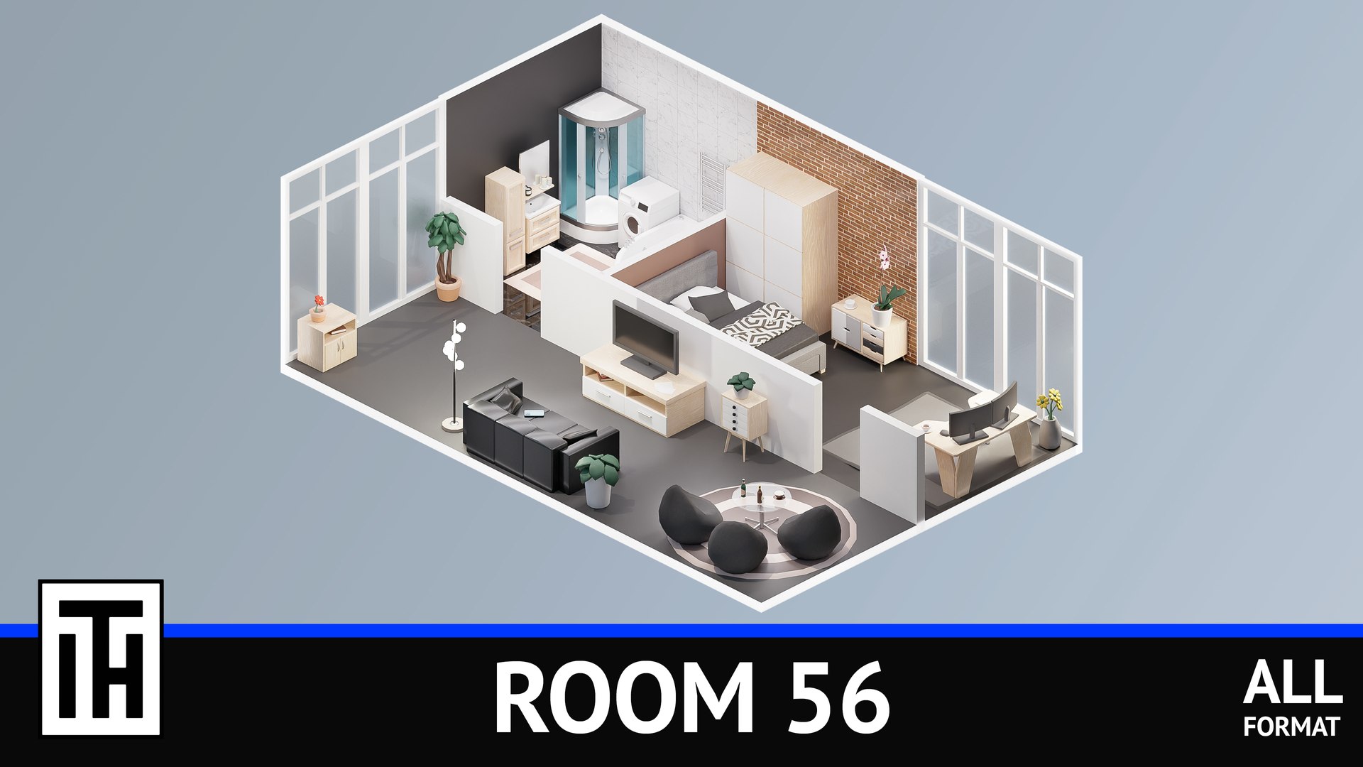 Room 56 3D - TurboSquid 2152180