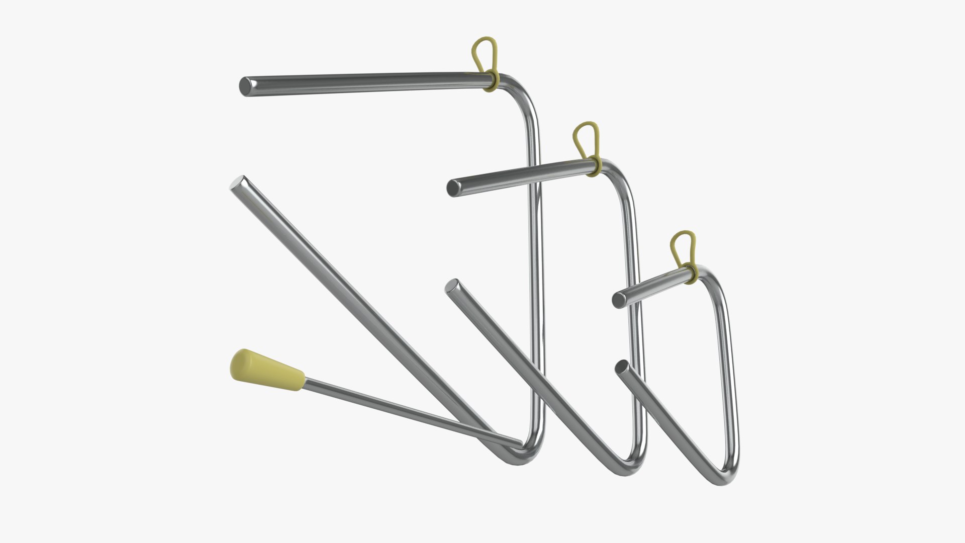 3D Musical Hand Percussion Triangles Model - TurboSquid 2314411