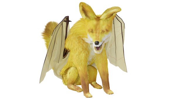 3D FantasyGolden-Crowned-Flying-Fox - TurboSquid 1910946