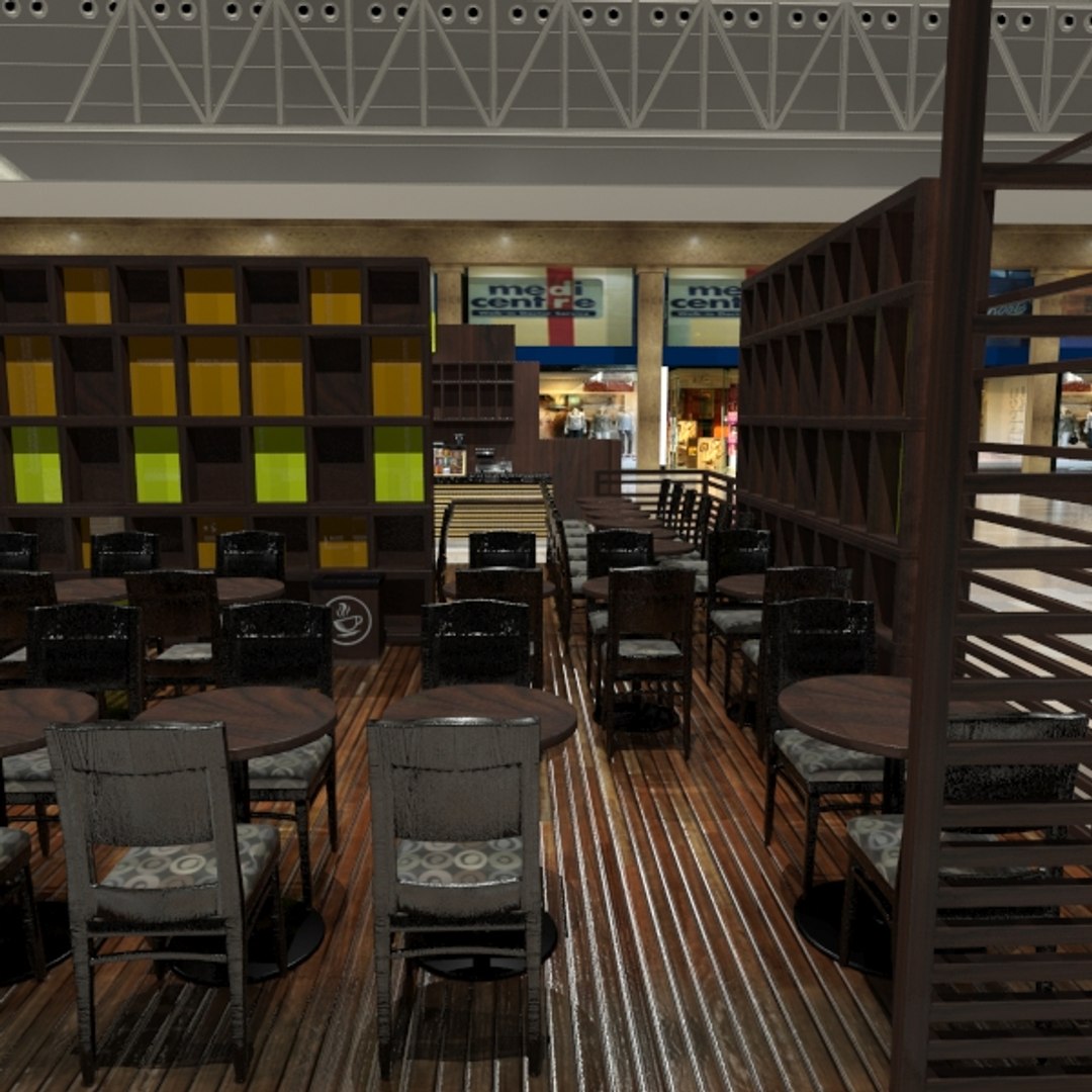 Restaurant 3d Model