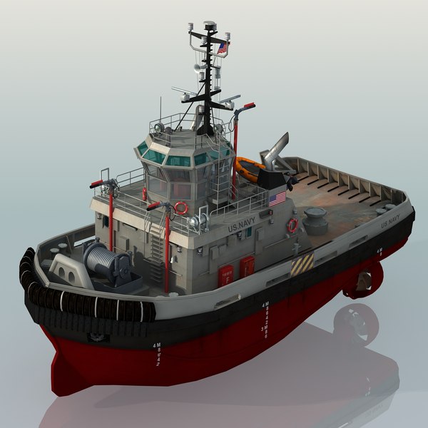 Low Poly Tugboat 3D Models for Download | TurboSquid