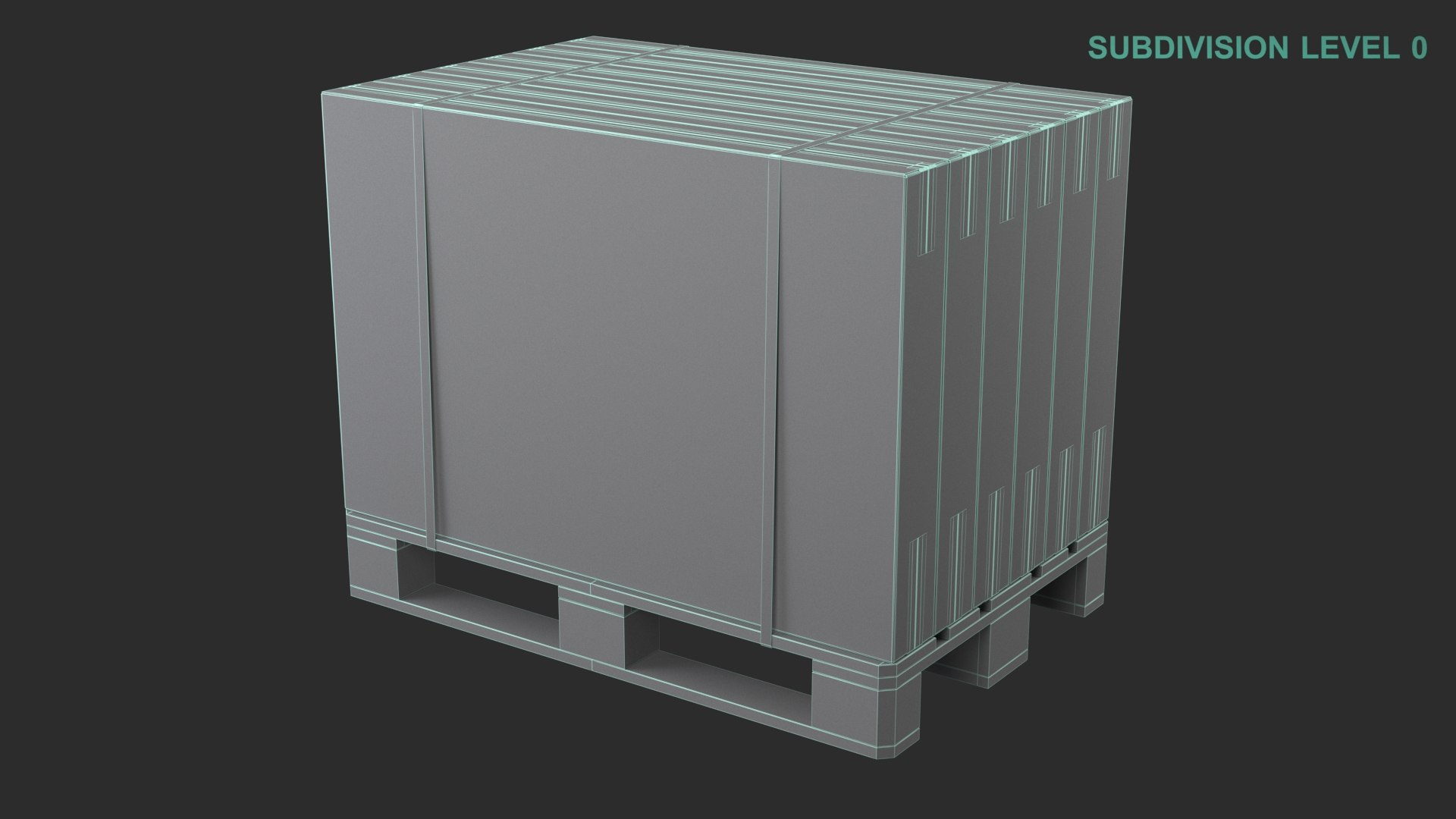 3D Pallet With Boxes - TurboSquid 1991095
