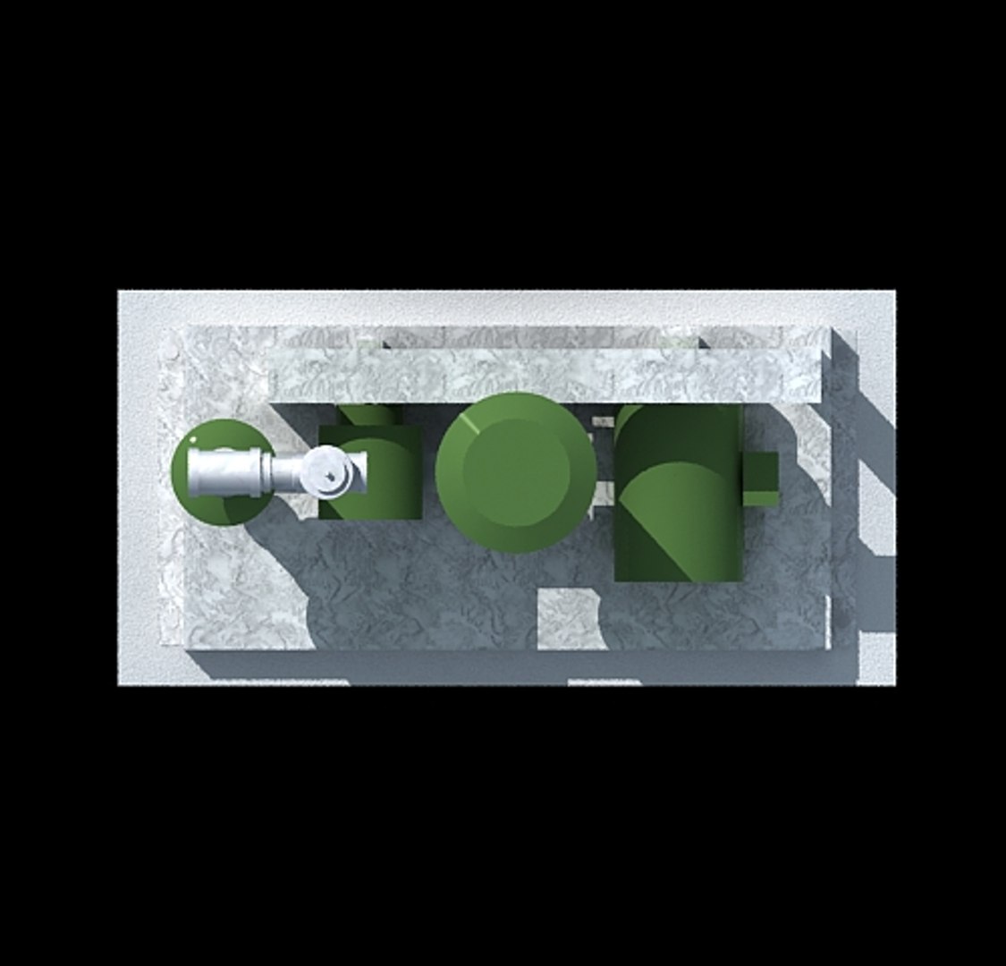 3d Industrial Positive Displacement Blower