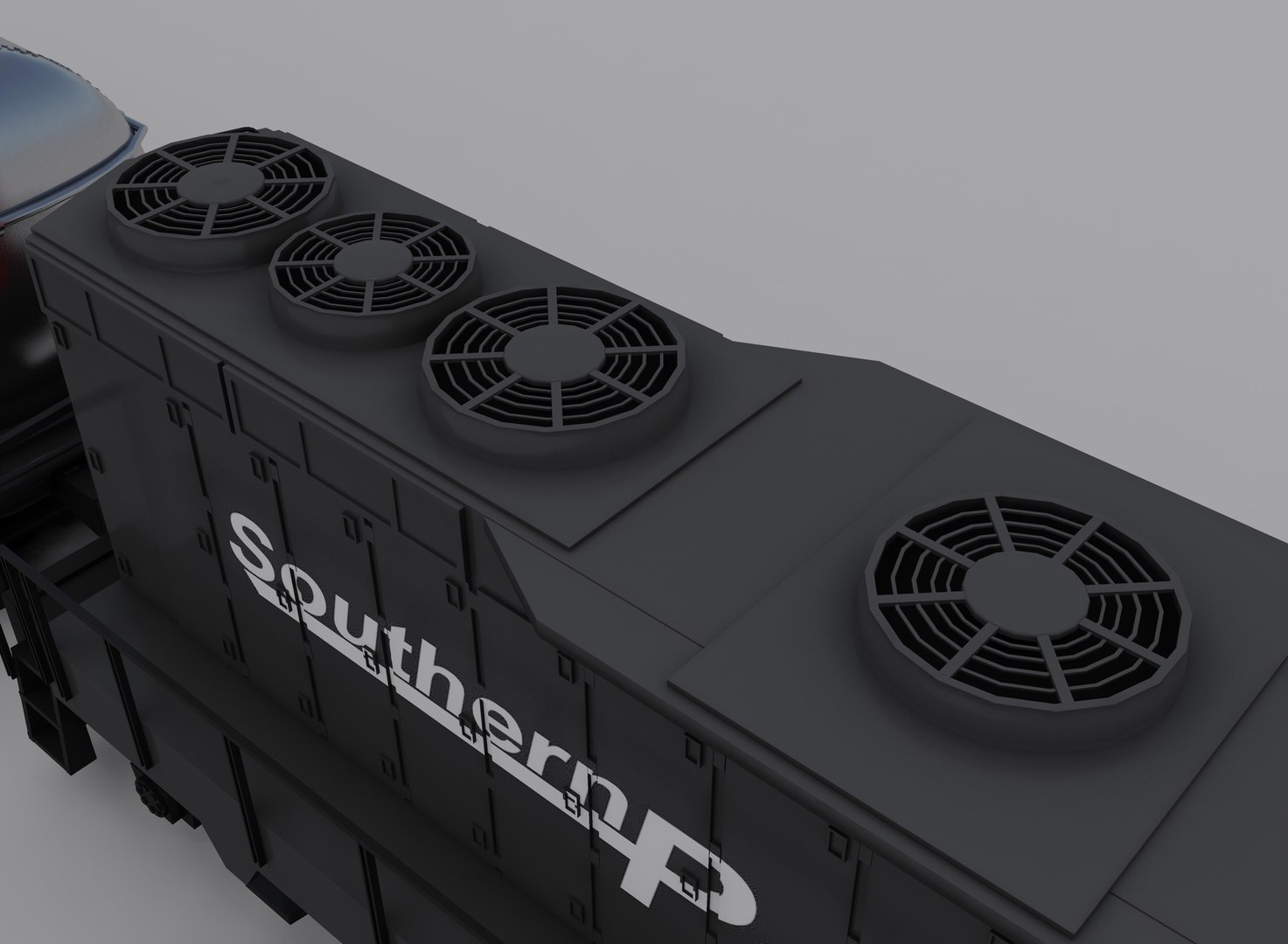 3d Freight Train Engine