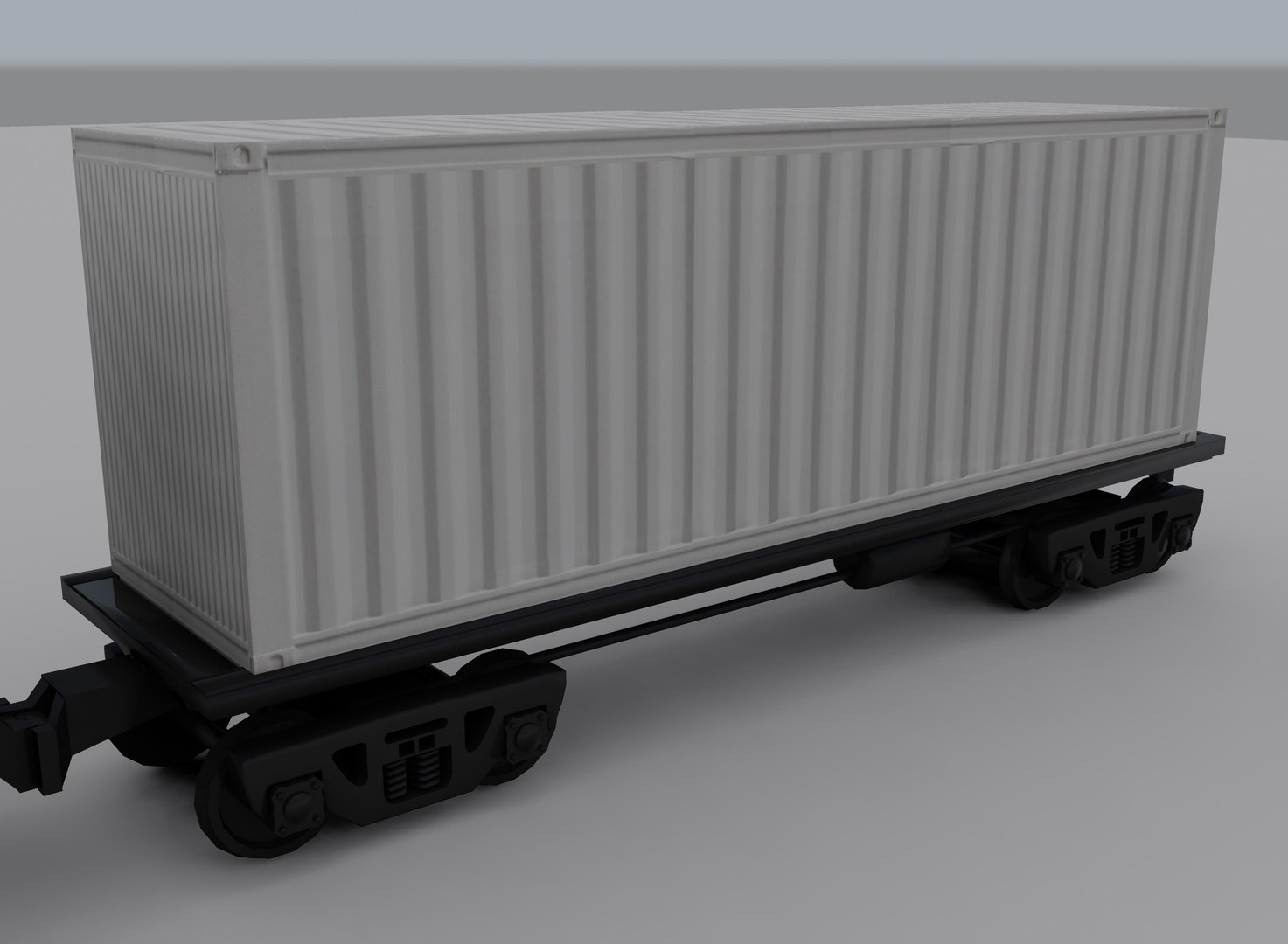 3d Freight Train Engine