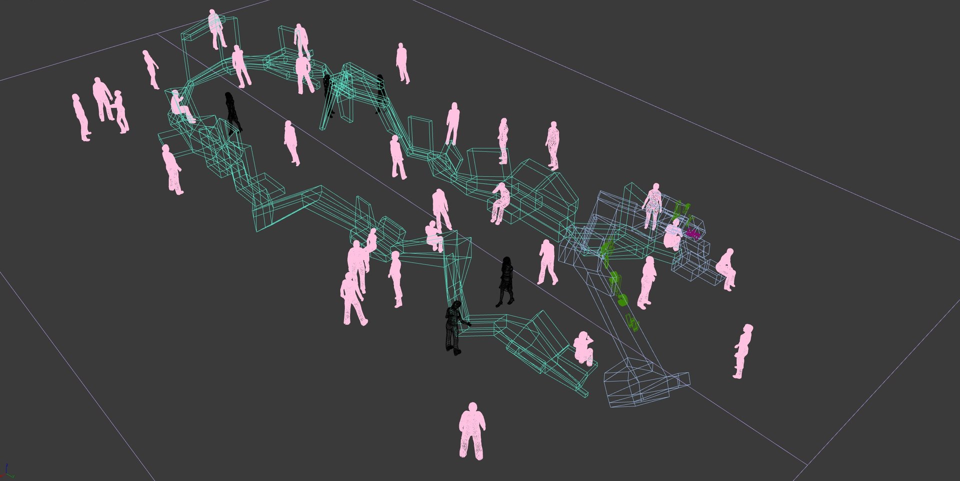 3D Art Gallery Stand Design Model - TurboSquid 1748890