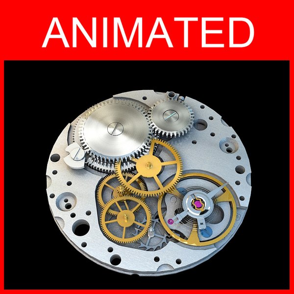Watch Movement 3D Models for Download | TurboSquid