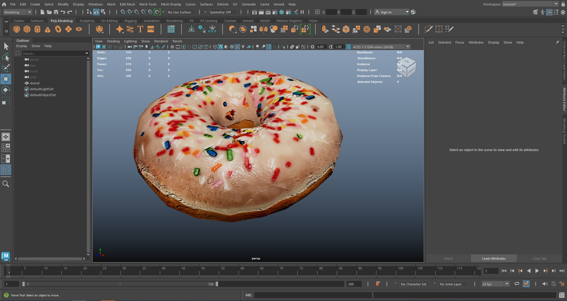 3D Donuts AR VR PBR Lowpoly With Game Ready 3d Model Model - TurboSquid ...