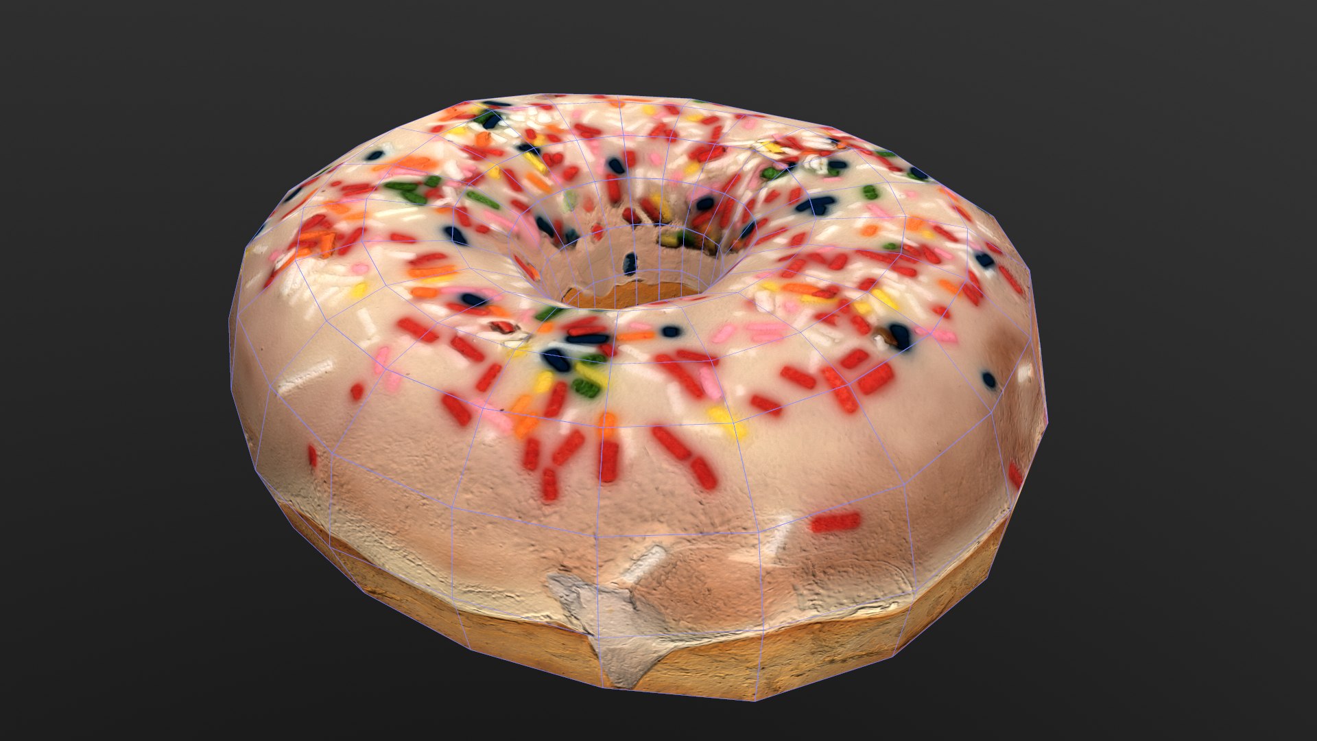 3D Donuts AR VR PBR Lowpoly With Game Ready 3d Model Model - TurboSquid ...