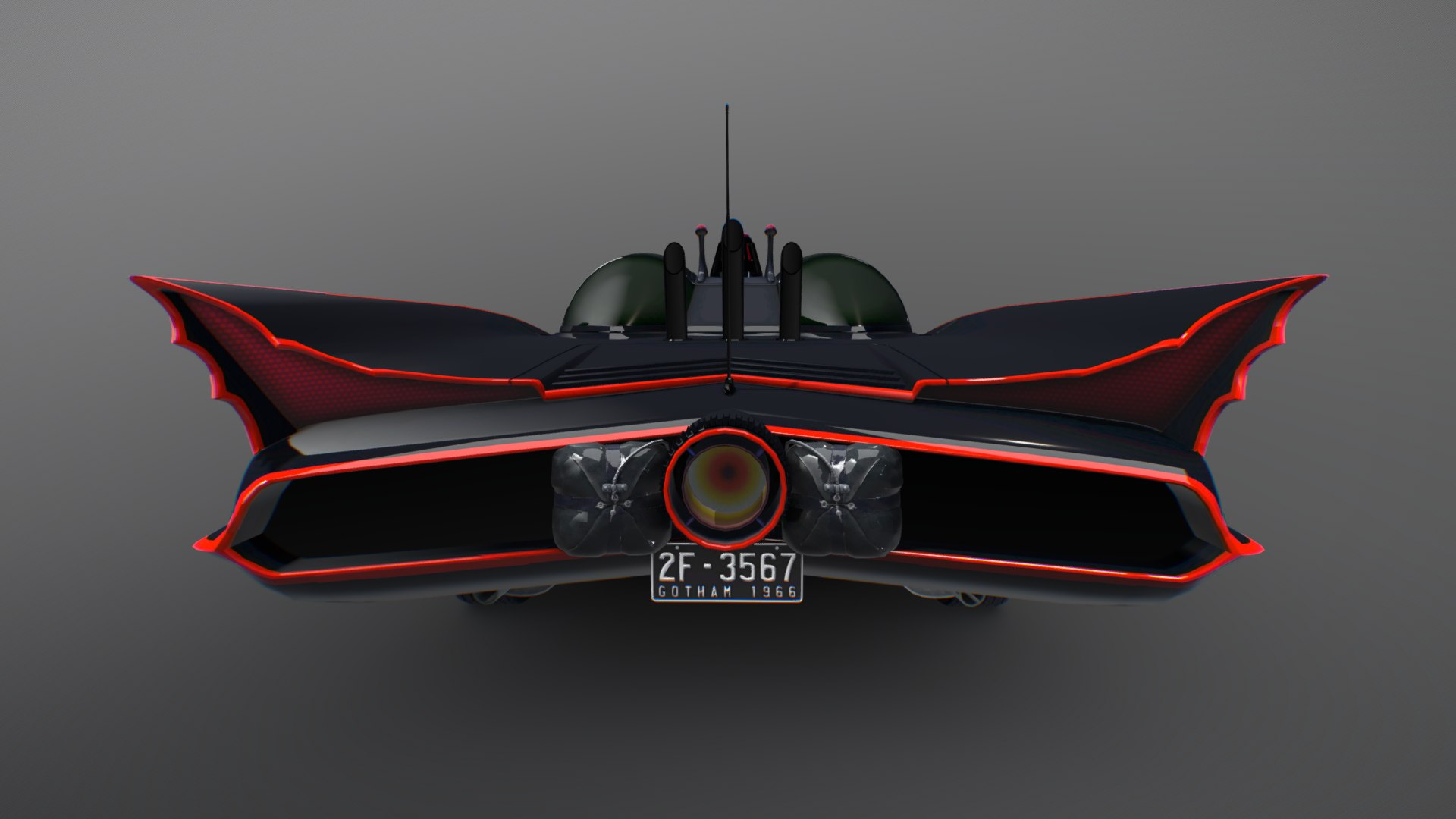3D Batmobile Batman Classic TV Series - Batman 2013 - TurboSquid 2356610