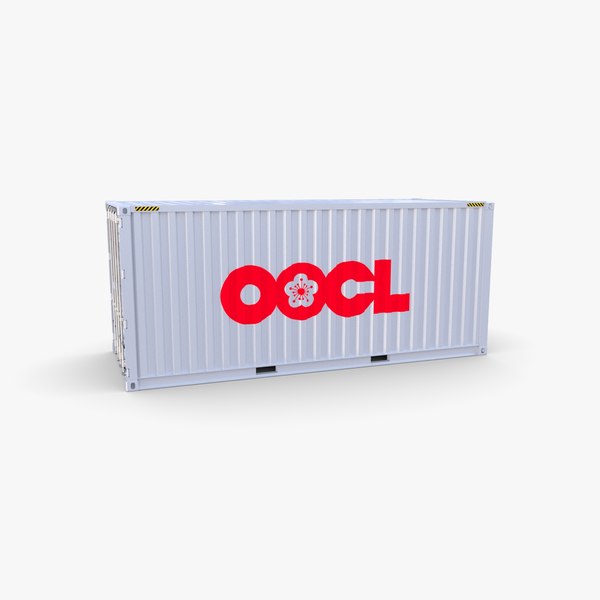 3D 20ft Shipping Container OOCL - TurboSquid 1773046