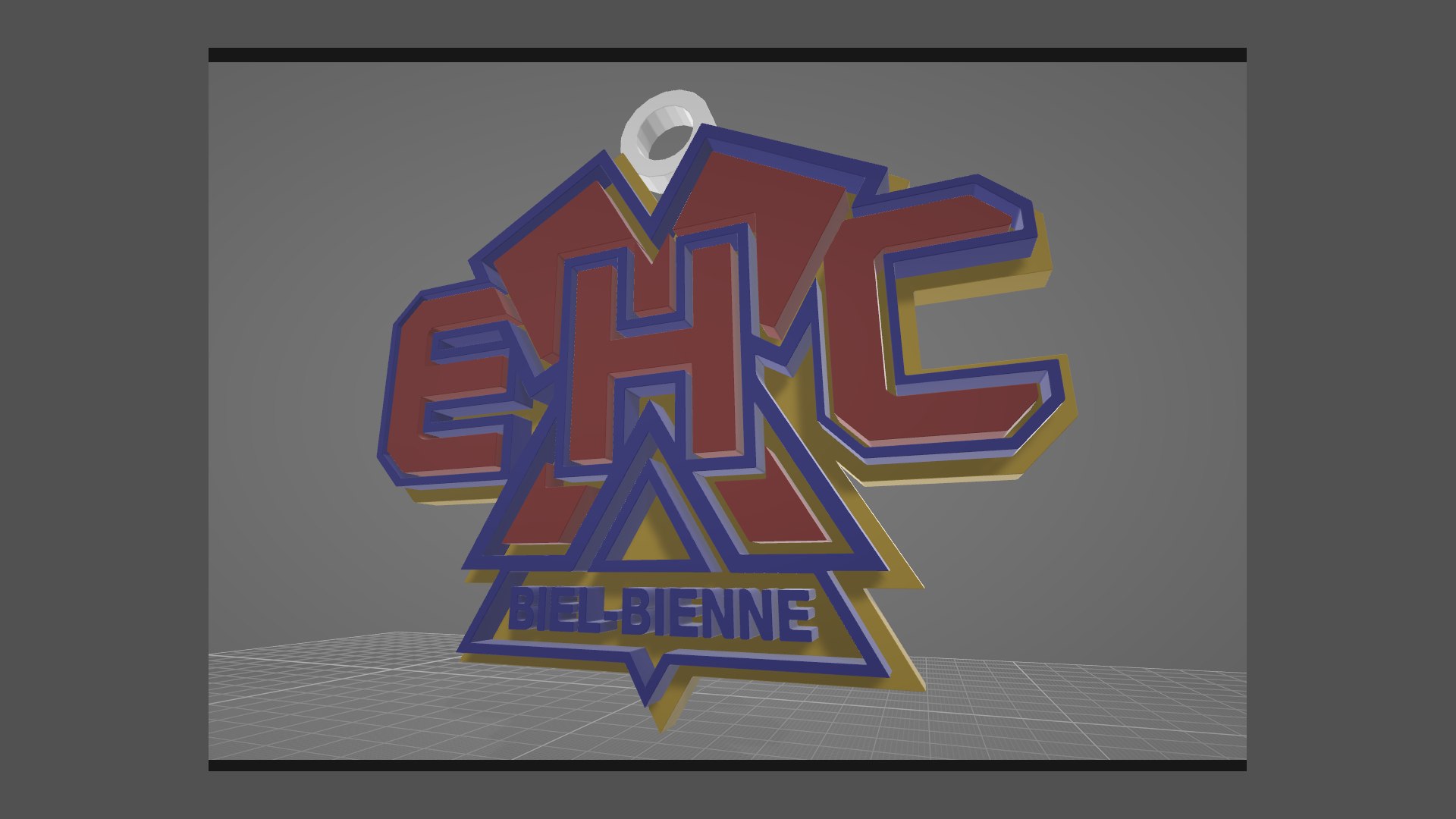 Ehc Biel Printable Logo Keychan 3D Model - TurboSquid 2222848