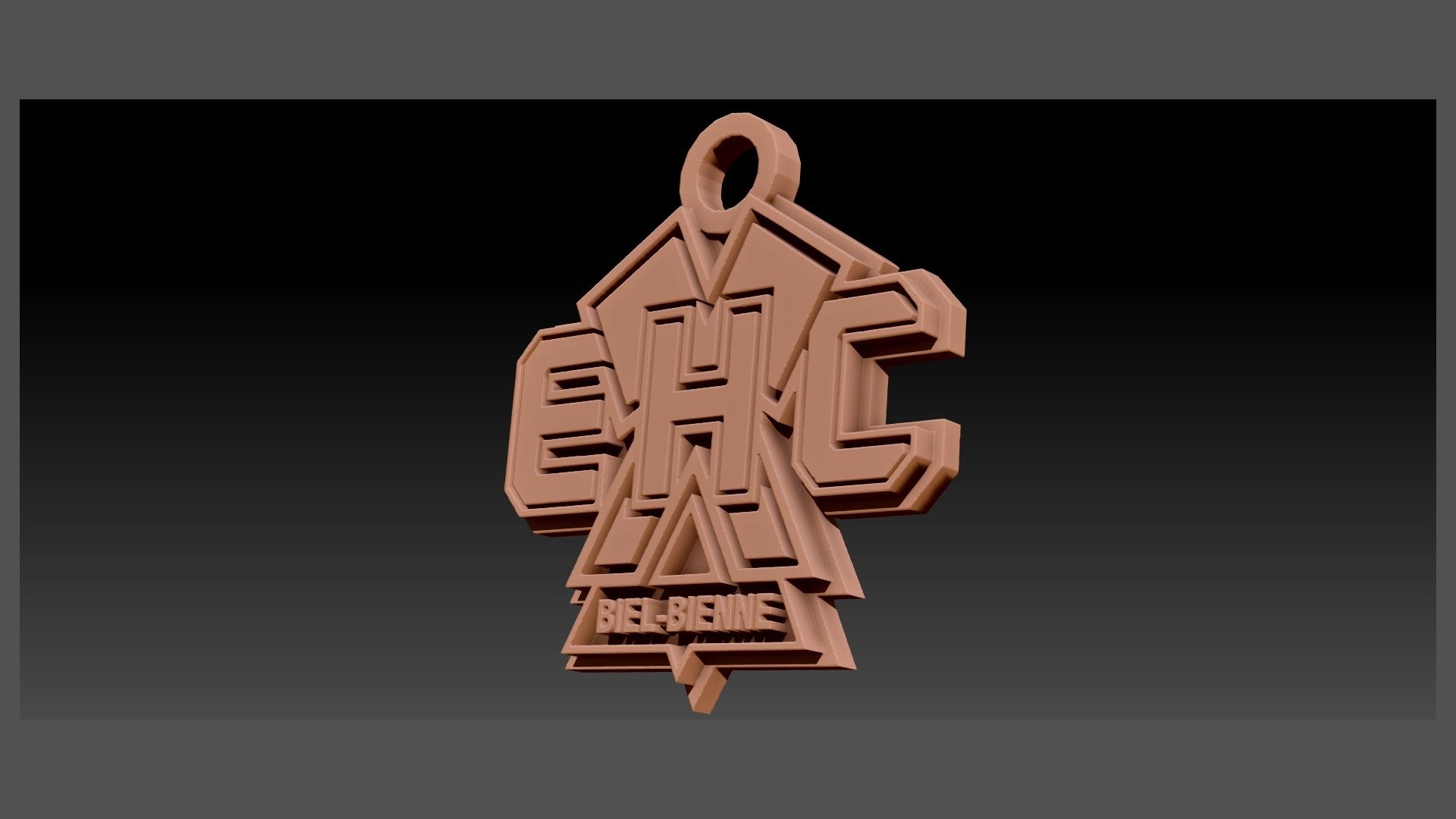 Ehc Biel Printable Logo Keychan 3D Model - TurboSquid 2222848