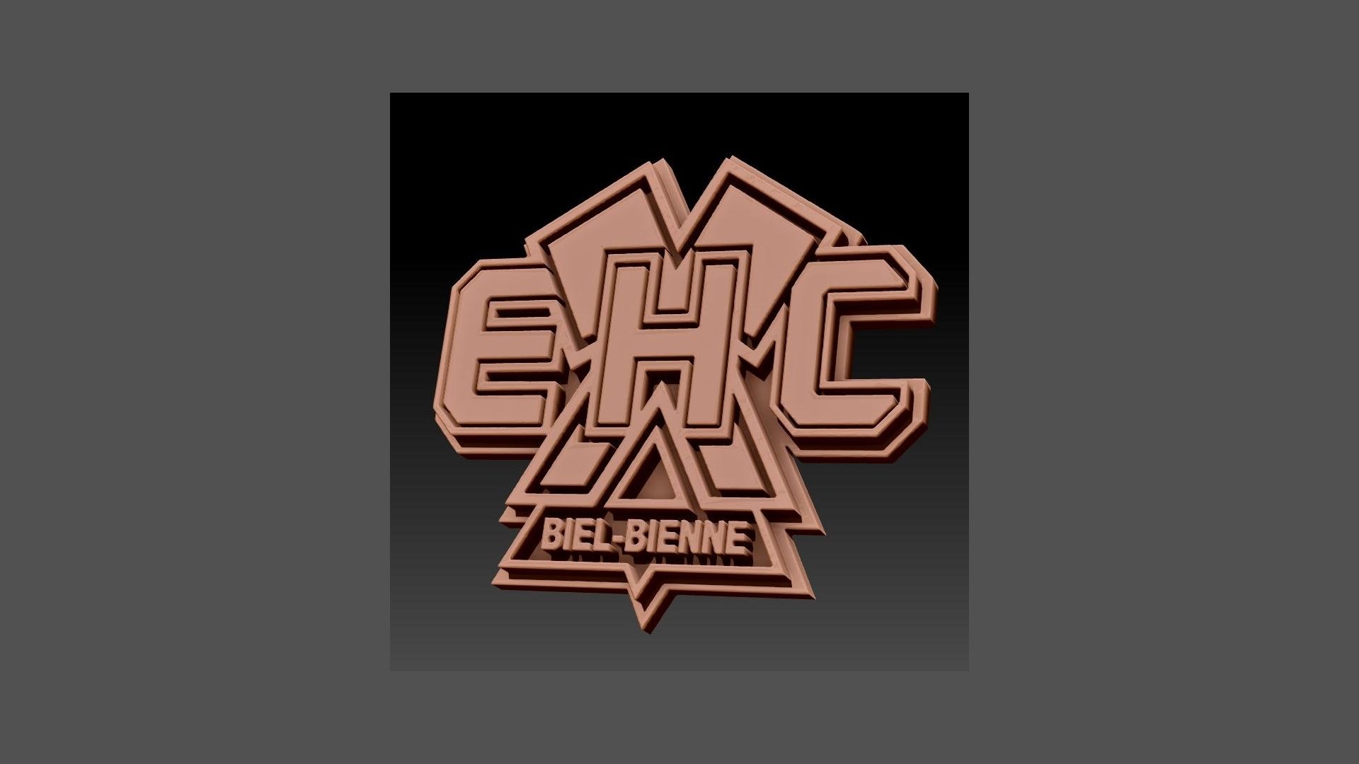 Ehc Biel Printable Logo Keychan 3D Model - TurboSquid 2222848