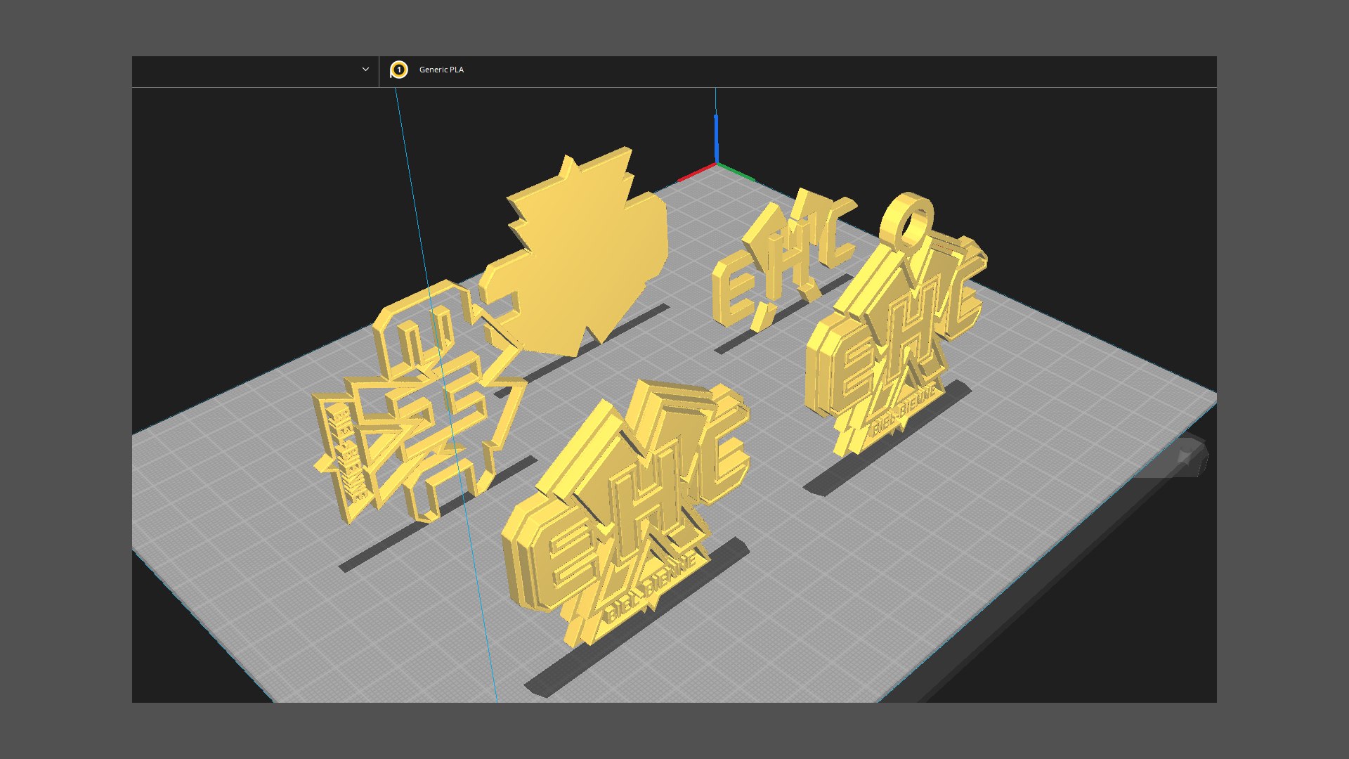 Ehc Biel Printable Logo Keychan 3D Model - TurboSquid 2222848
