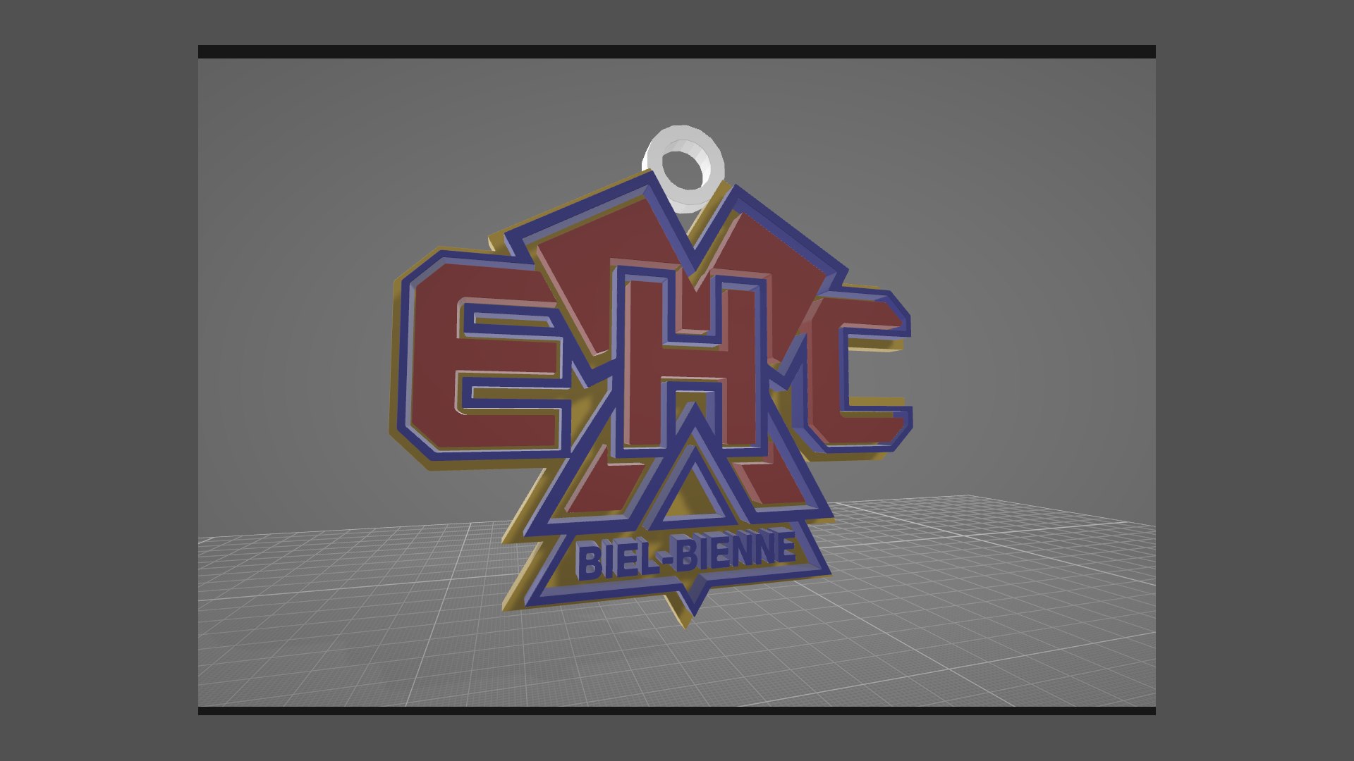 Ehc Biel Printable Logo Keychan 3D Model - TurboSquid 2222848