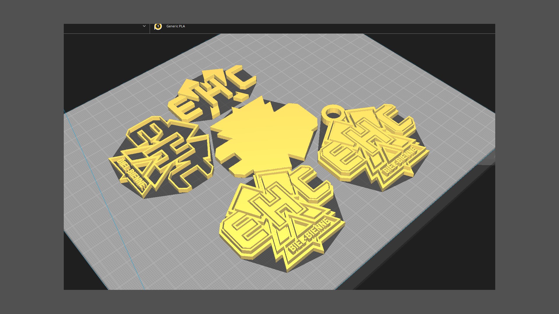 Ehc Biel Printable Logo Keychan 3D Model - TurboSquid 2222848