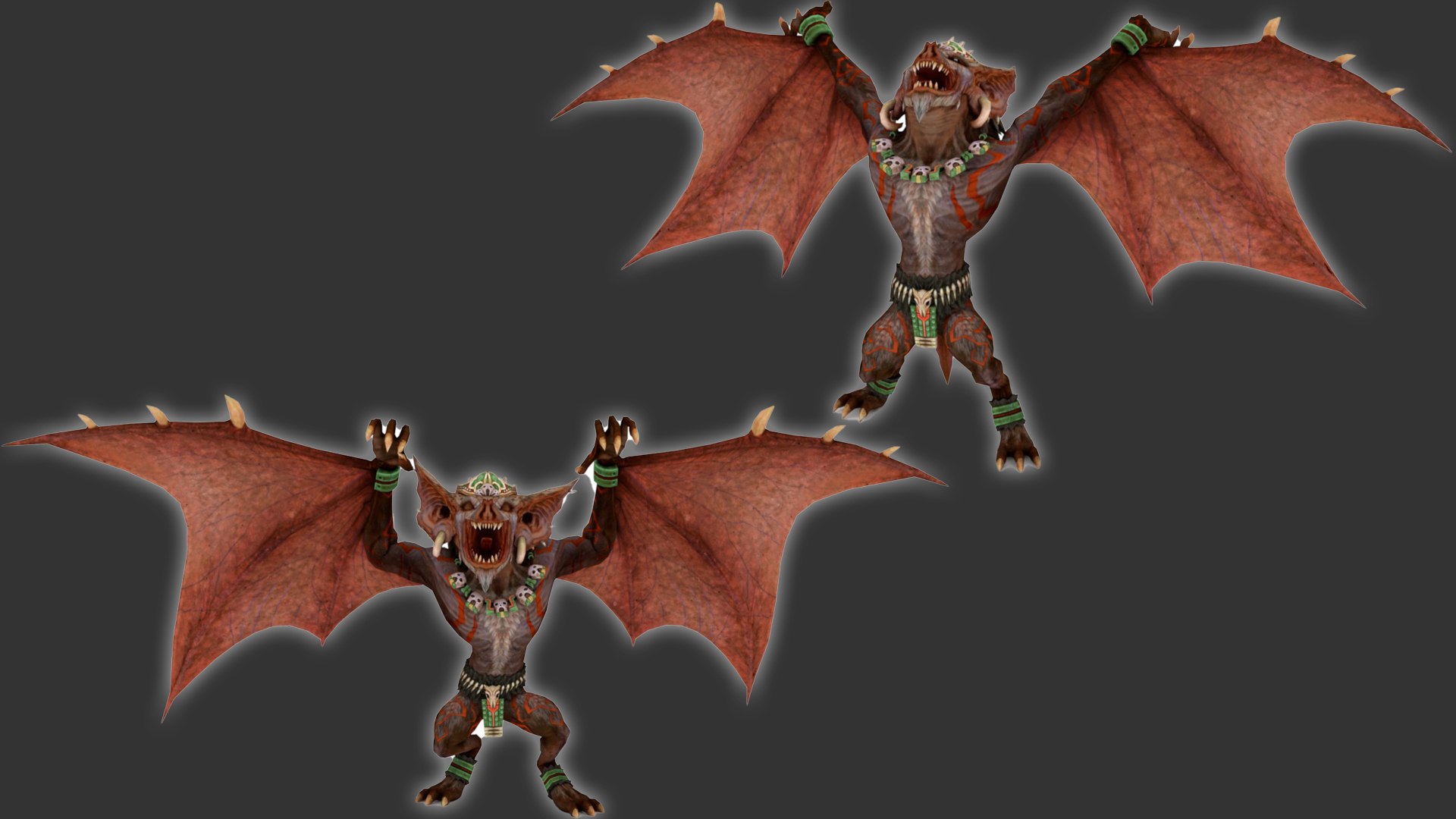 Demonic Bat Warrior 3D Model 3D Model - TurboSquid 2396841