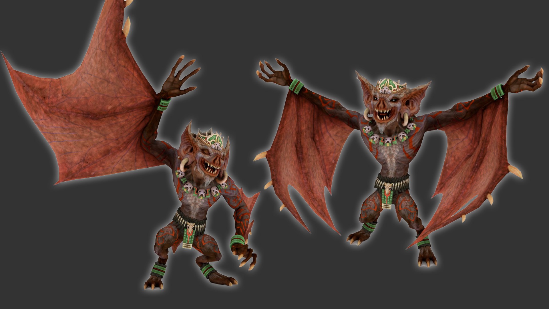 Demonic Bat Warrior 3D Model 3D Model - TurboSquid 2396841