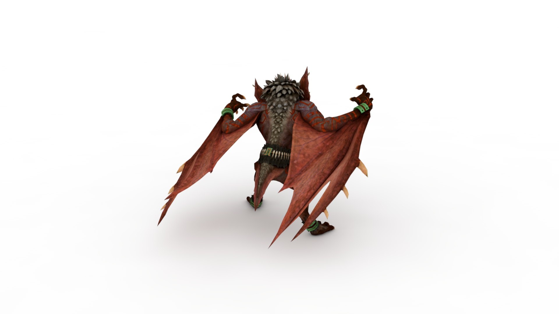 Demonic Bat Warrior 3D Model 3D Model - TurboSquid 2396841