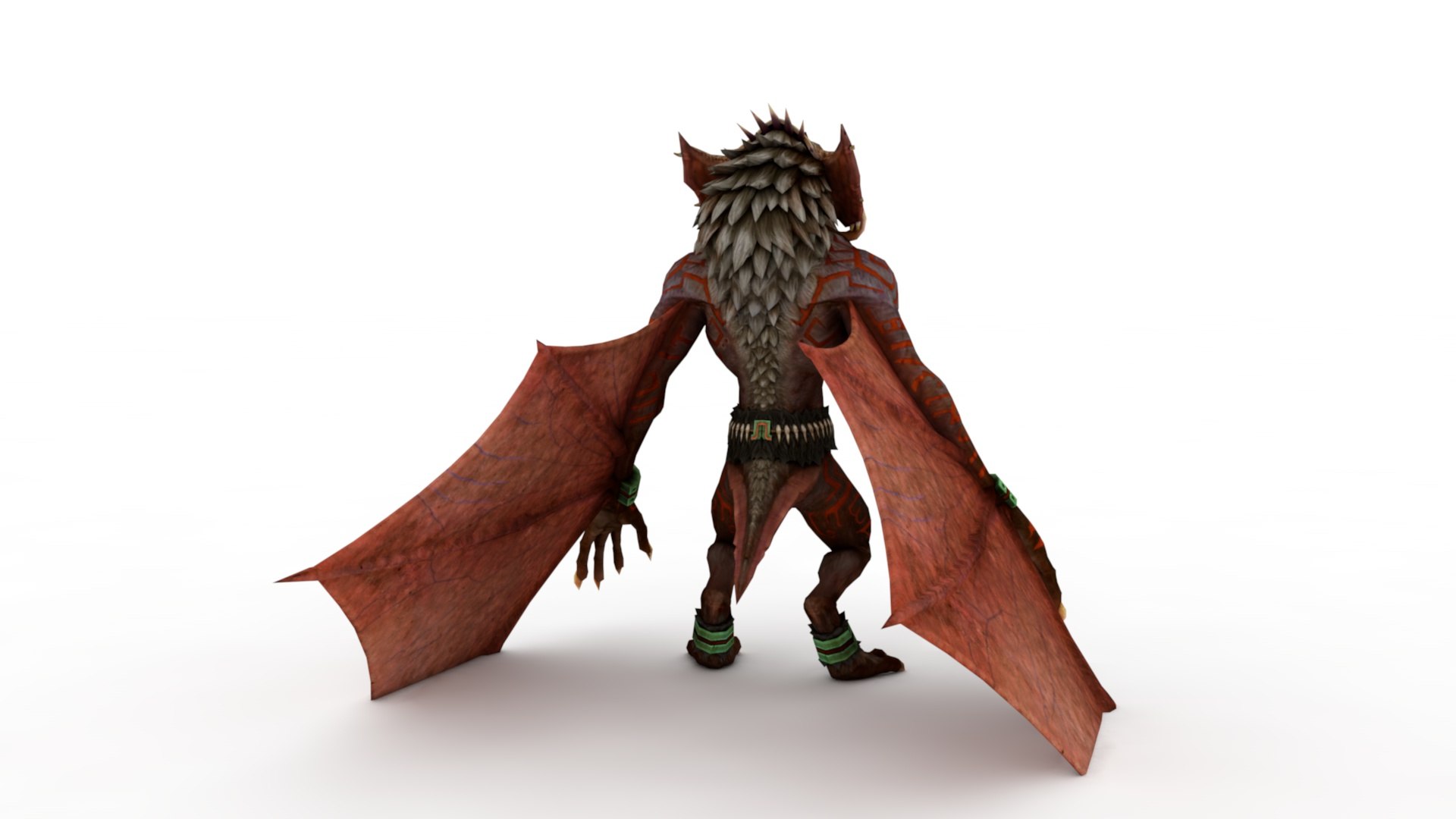 Demonic Bat Warrior 3D Model 3D Model - TurboSquid 2396841