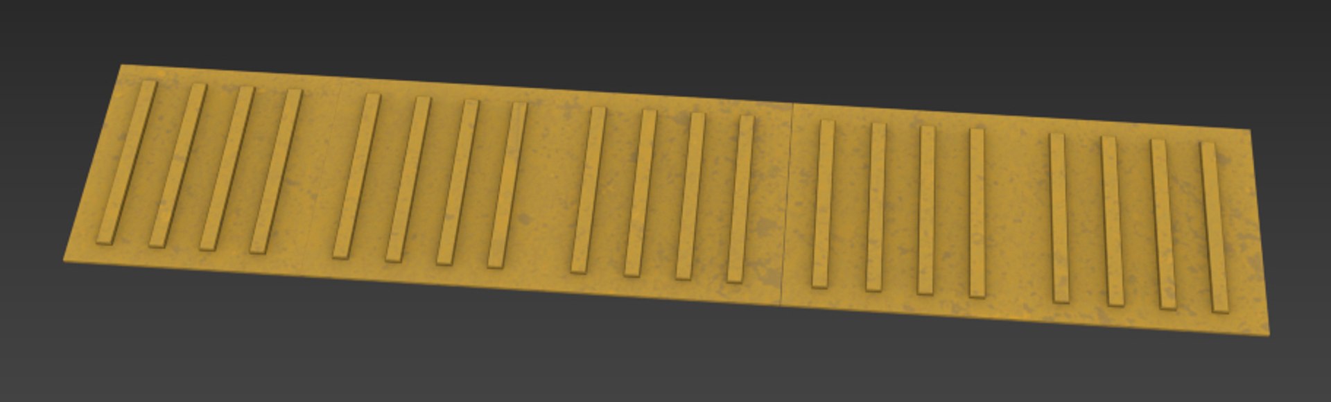 3D model set tactile paving tile - TurboSquid 1270686