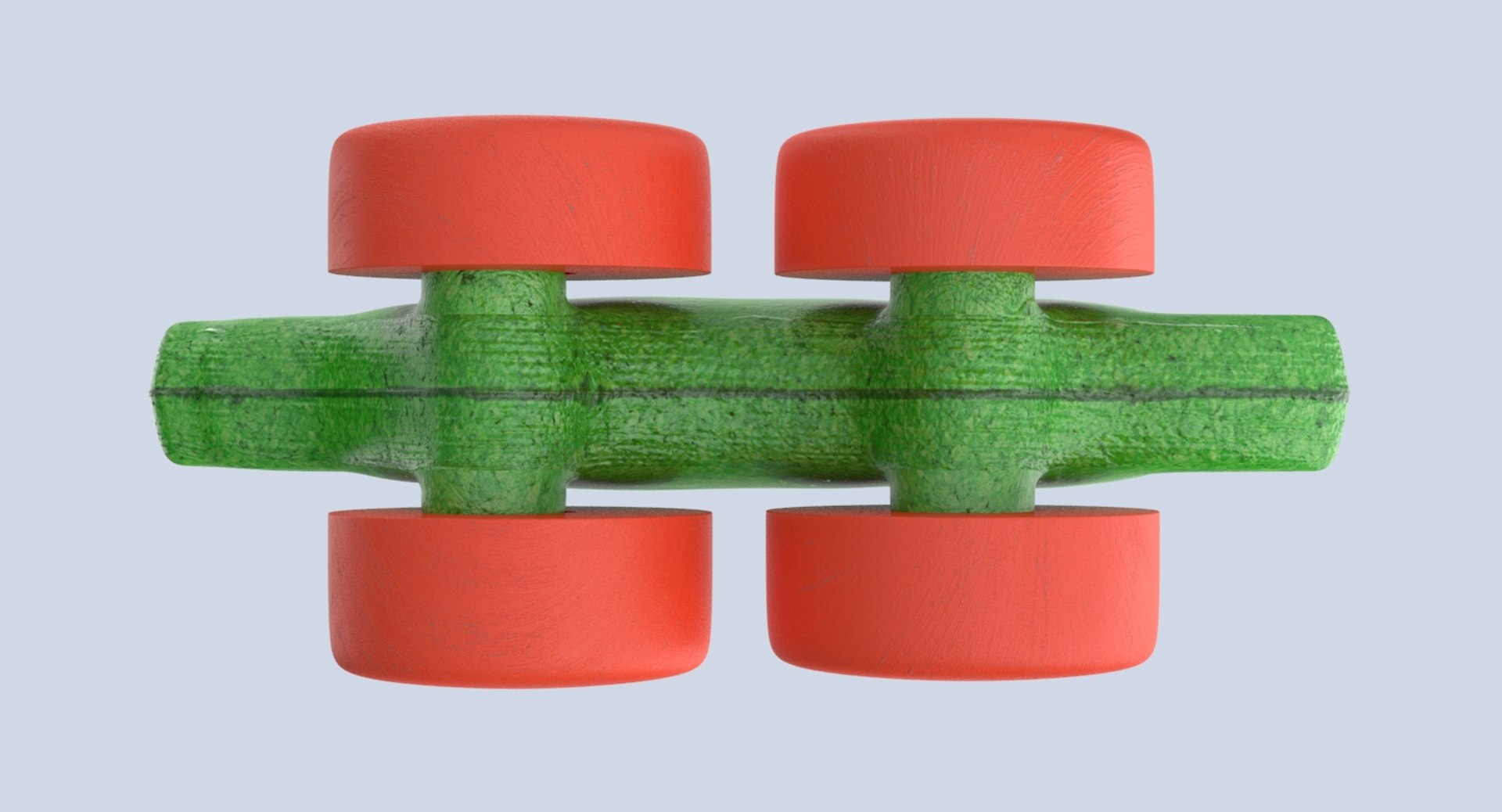 Baby-push-and-pull-animals---stegosaurus 3d Model