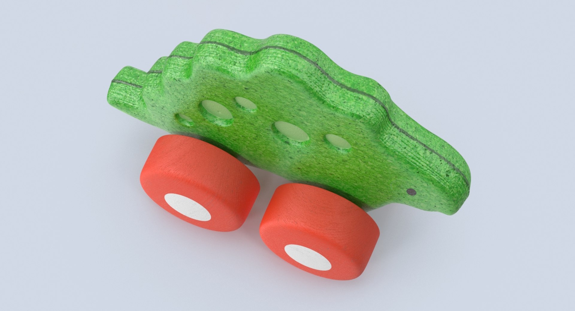 Baby-push-and-pull-animals---stegosaurus 3d Model