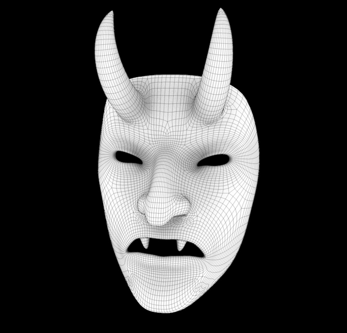 3D Devil Mask Evil - TurboSquid 1650397