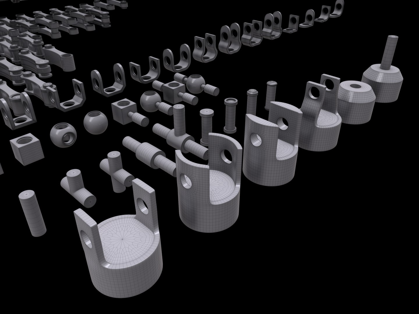 Joints Modular Mechanical 3D - TurboSquid 1447371
