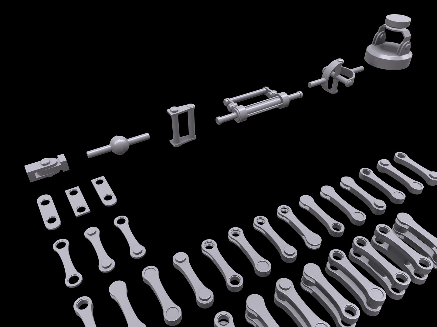 Joints Modular Mechanical 3D - TurboSquid 1447371