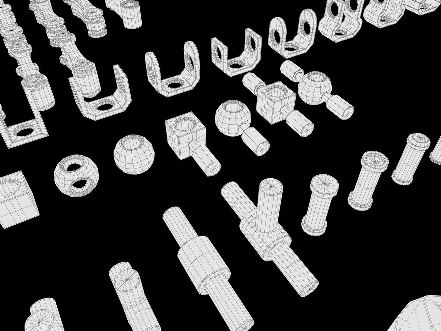 Joints modular mechanical 3D - TurboSquid 1447371