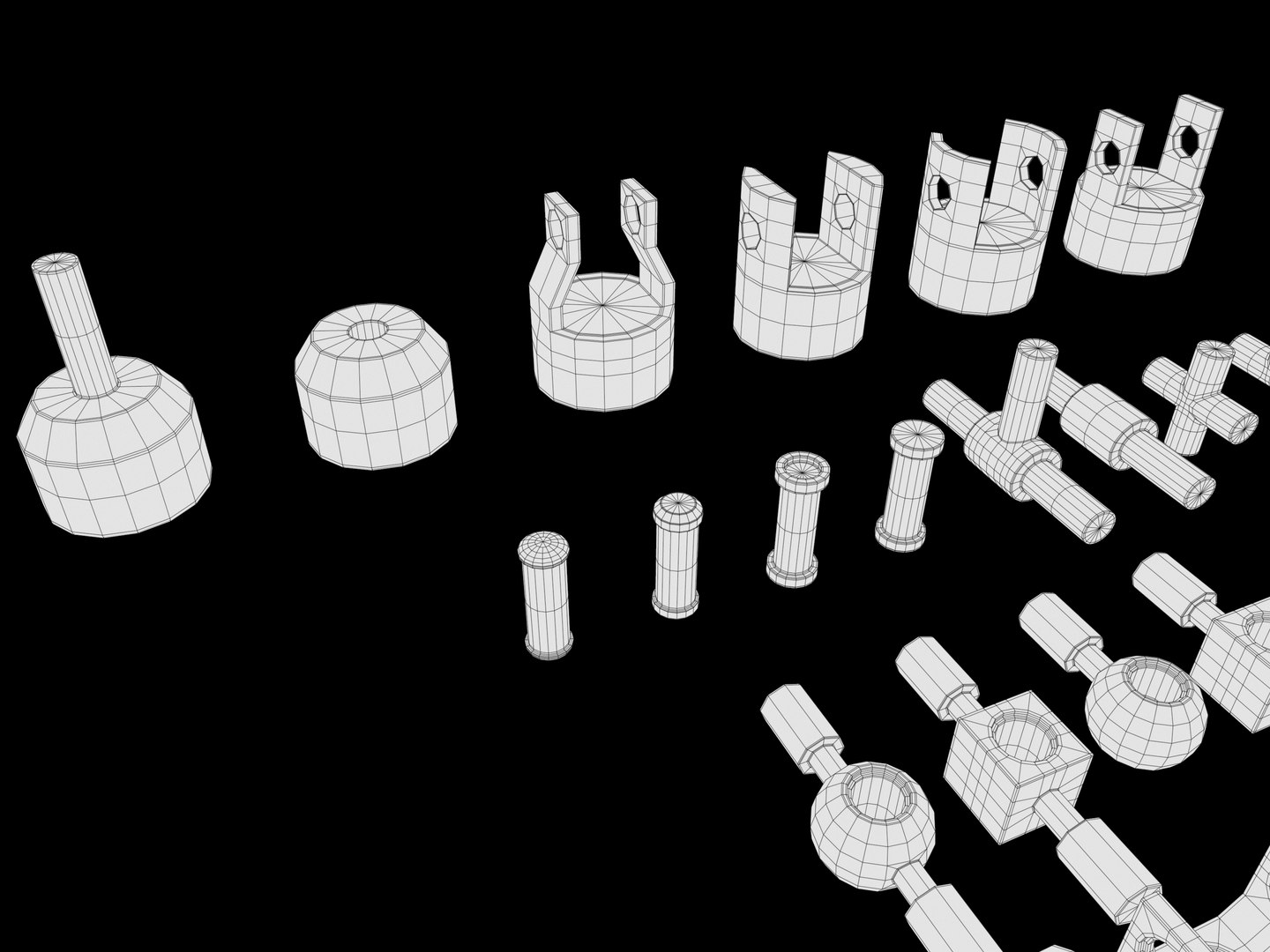 Joints modular mechanical 3D - TurboSquid 1447371