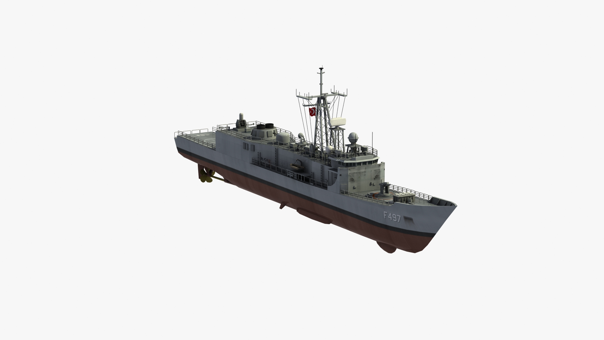 3D G Class Frigate Model - TurboSquid 1582148