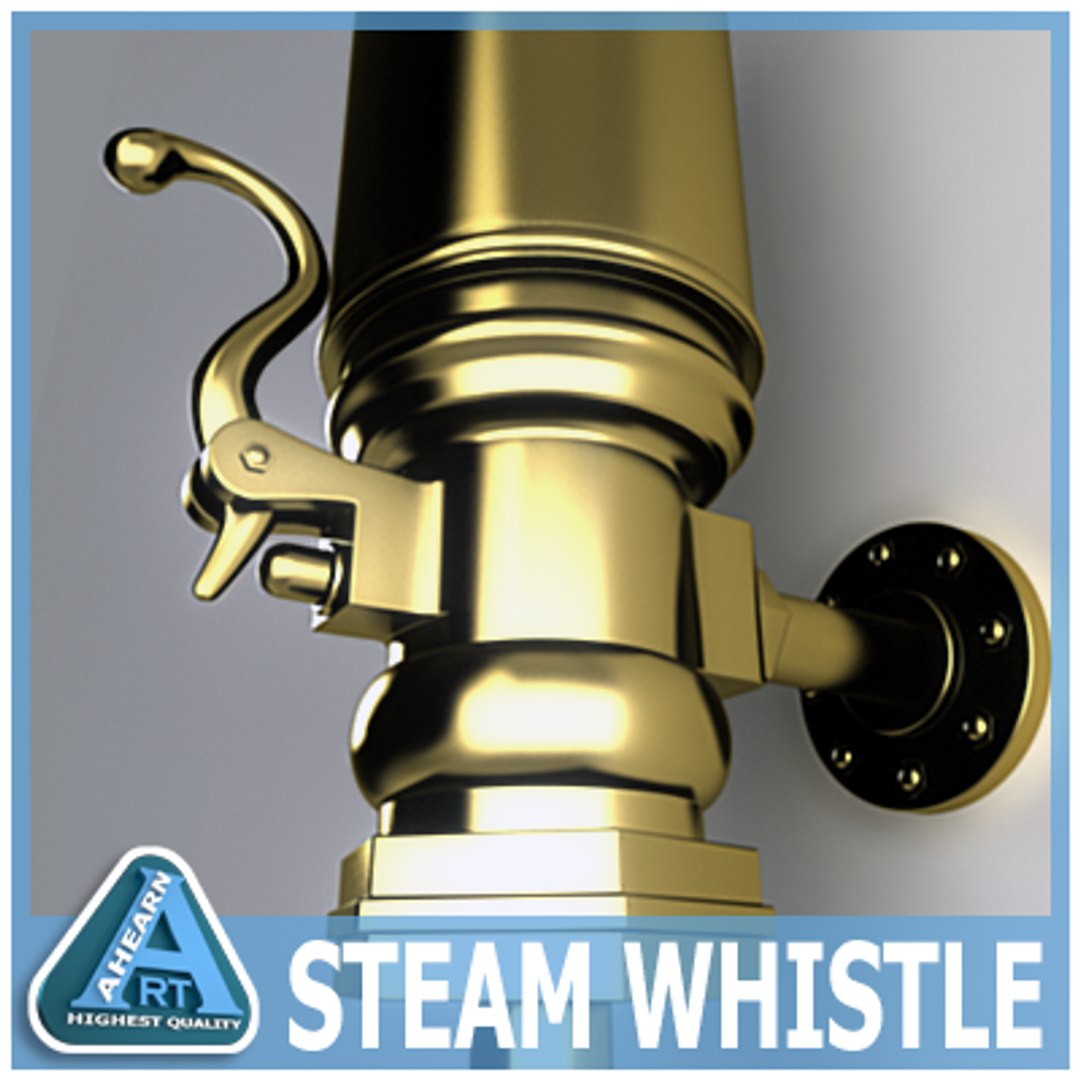 3d Steam Whistle