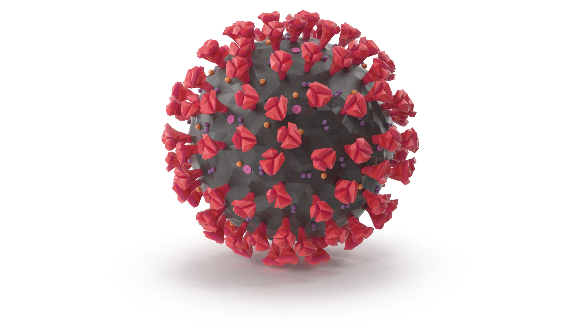 Origami Novel Coronavirus Virus 3D Model - TurboSquid 1523246