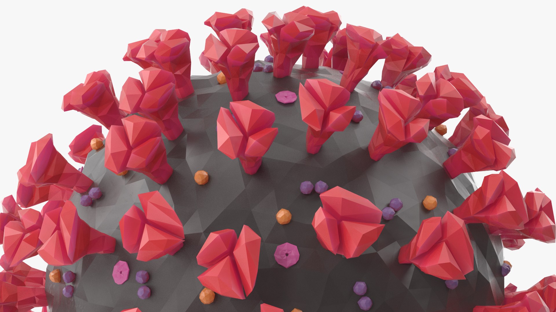 Origami Novel Coronavirus Virus 3D Model - TurboSquid 1523246