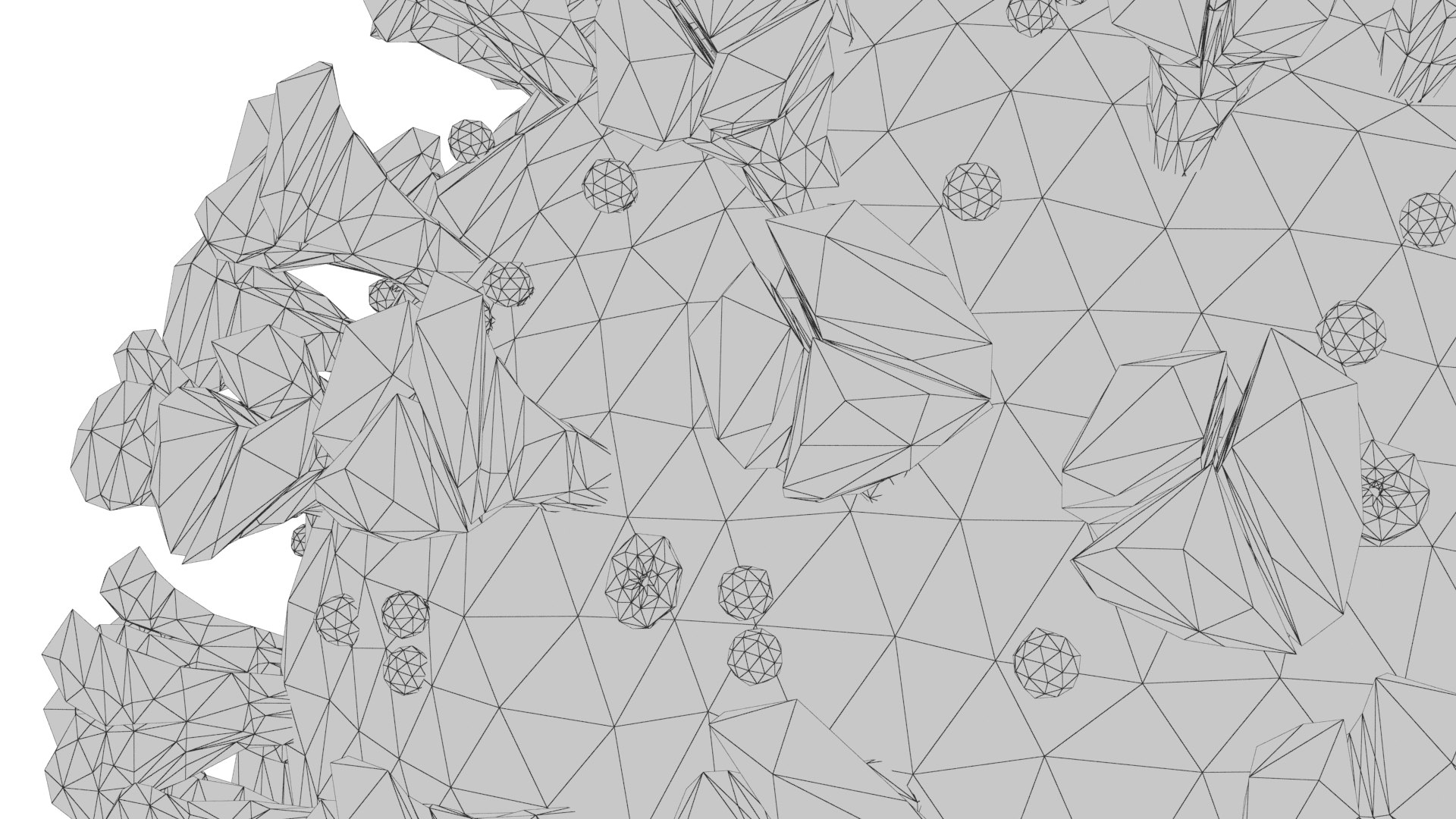 Origami Novel Coronavirus Virus 3D Model - TurboSquid 1523246