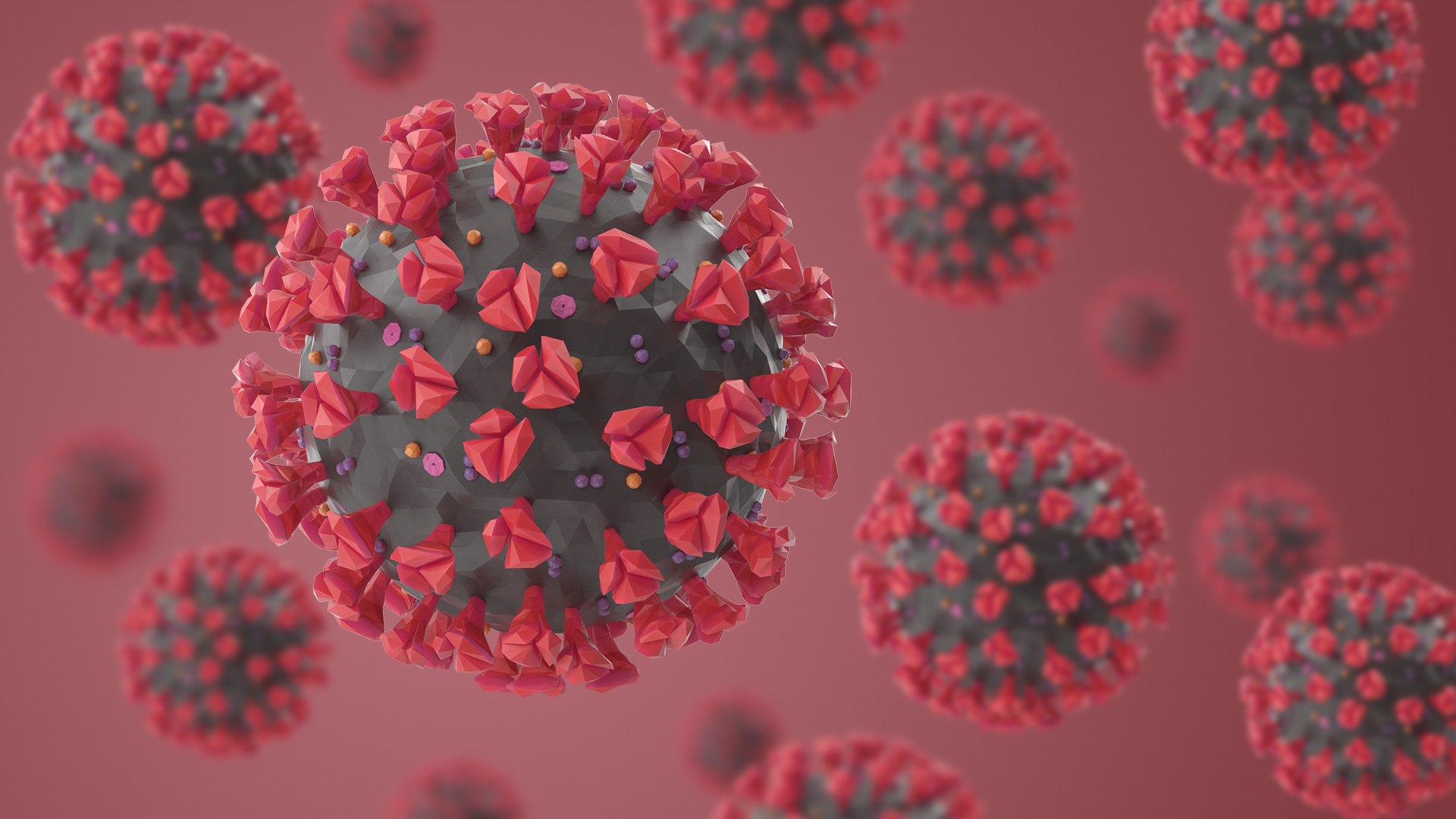 Origami Novel Coronavirus Virus 3D Model - TurboSquid 1523246