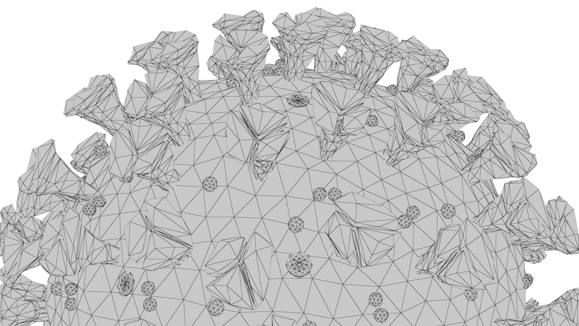 Origami Novel Coronavirus Virus 3D Model - TurboSquid 1523246