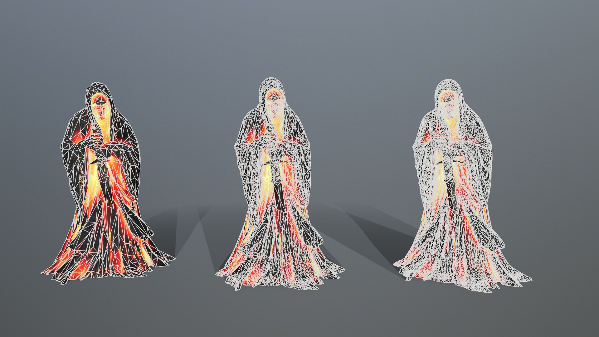 3D Dark Statue - TurboSquid 2374260