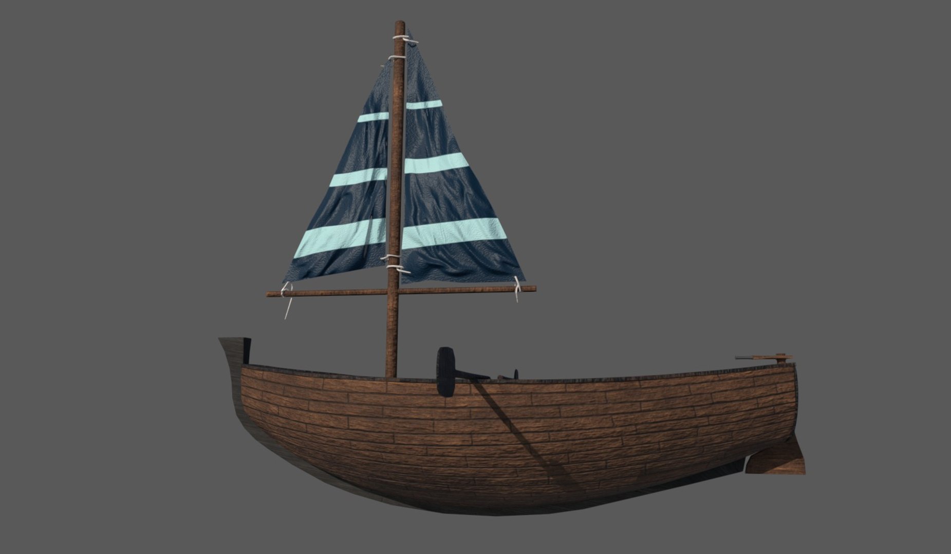 Row Boat Model - TurboSquid 1250135