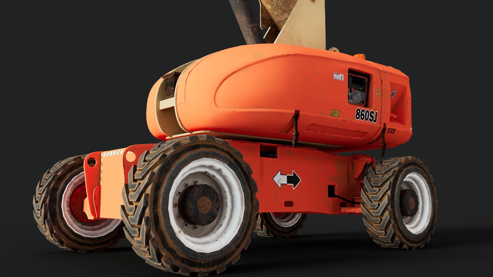 Telescopic Boom Lift 860 3D Model - TurboSquid 2348851