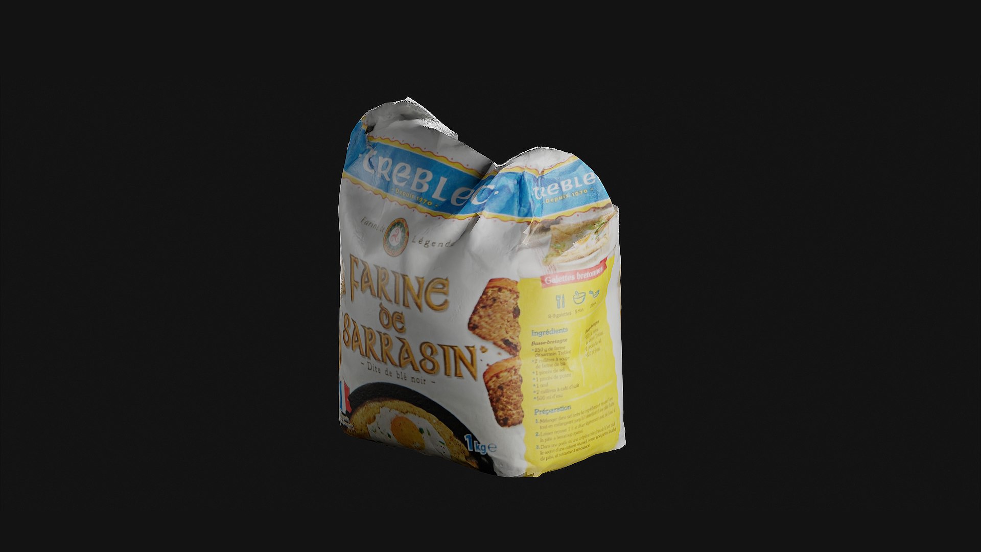 3D Buckwheat Flour - TurboSquid 2132982