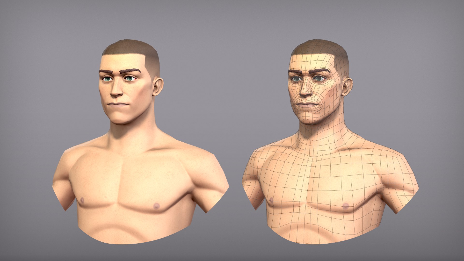 3D Game Ready Male Character Titus Model - TurboSquid 1749948