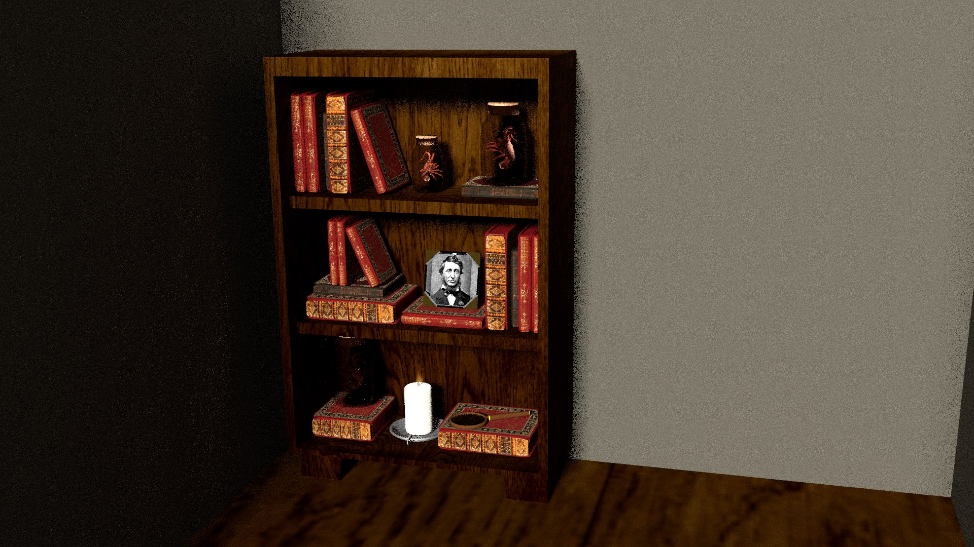 Wood Shelf 3ds