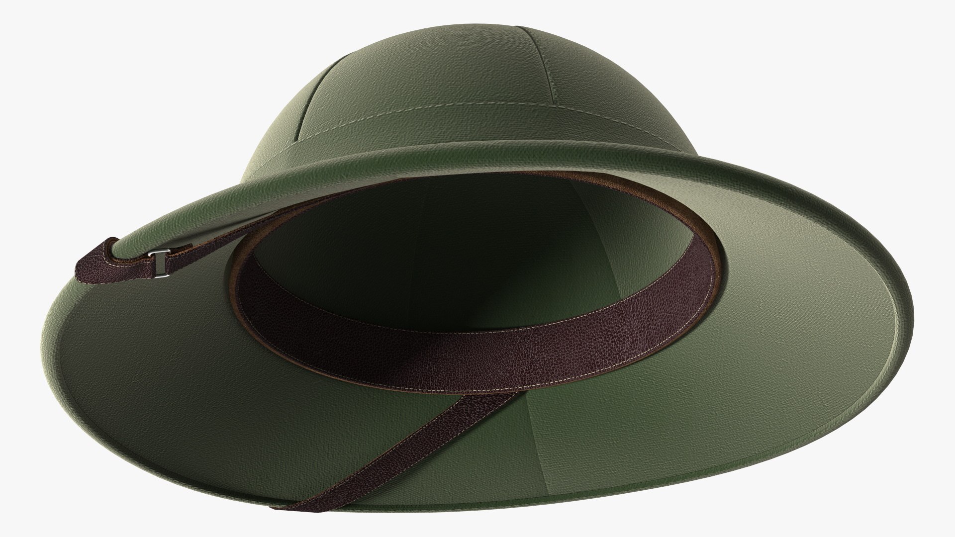 French Pith Helmet Green 3D model - TurboSquid 2117325