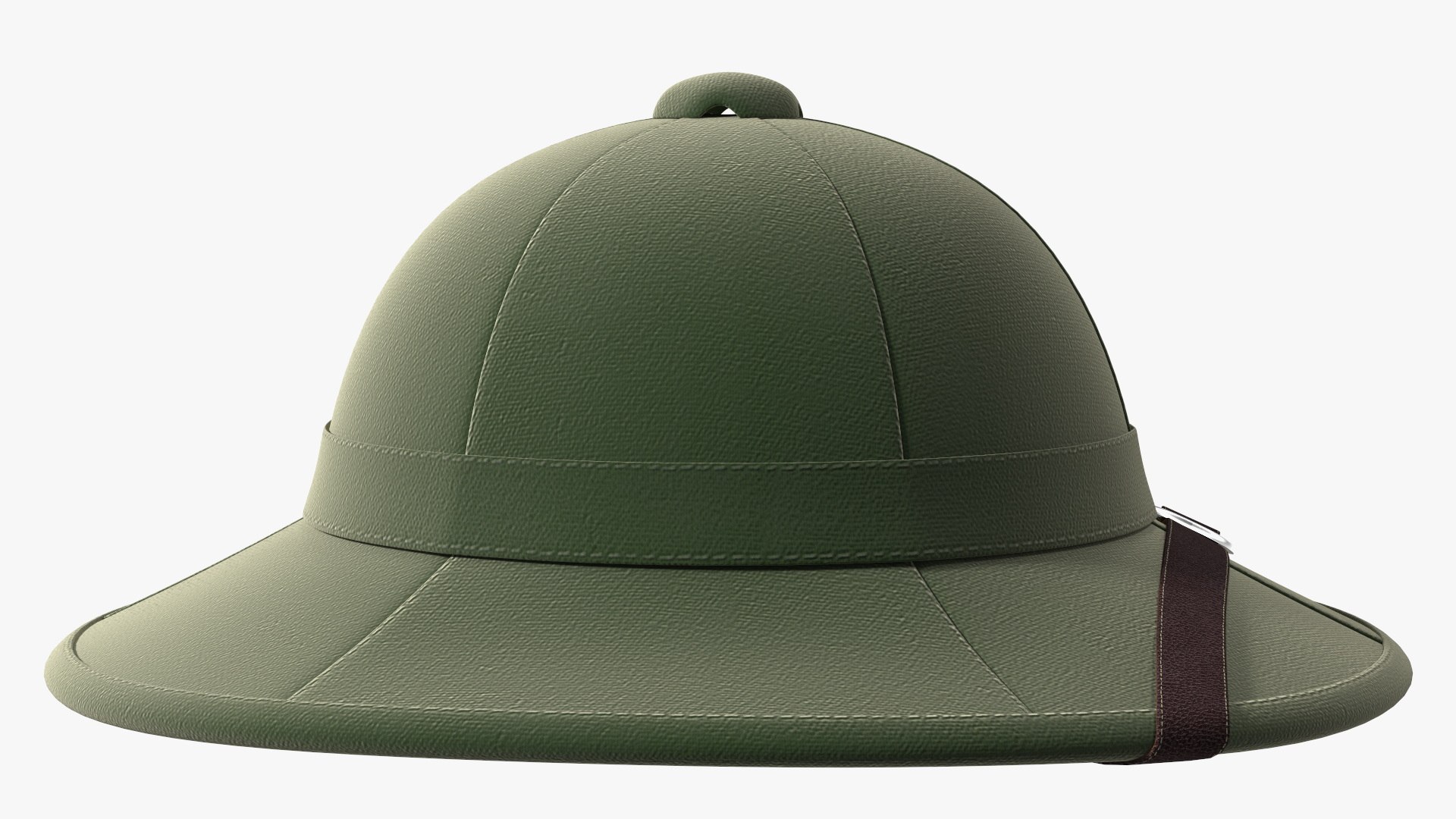 French Pith Helmet Green 3D model - TurboSquid 2117325
