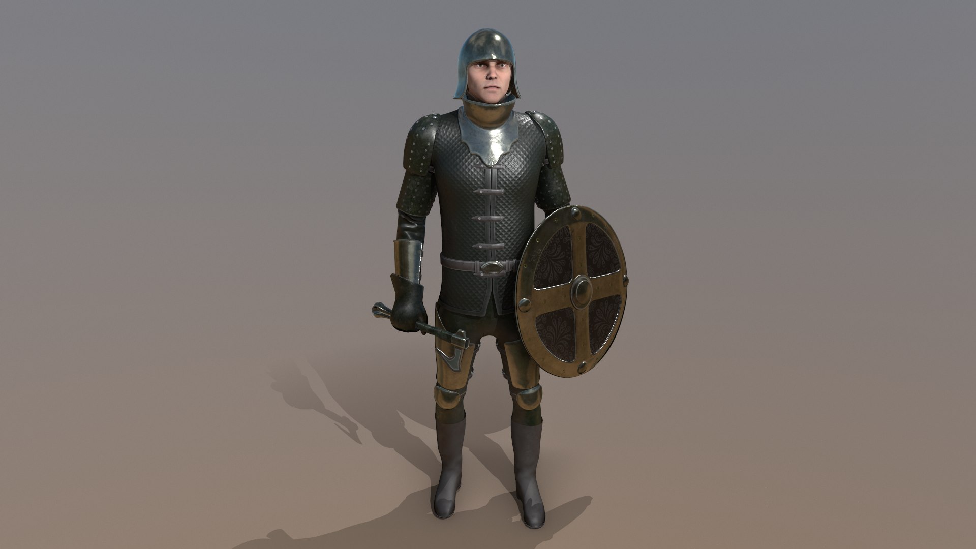 Knight Male Character 3D Model - TurboSquid 1666584